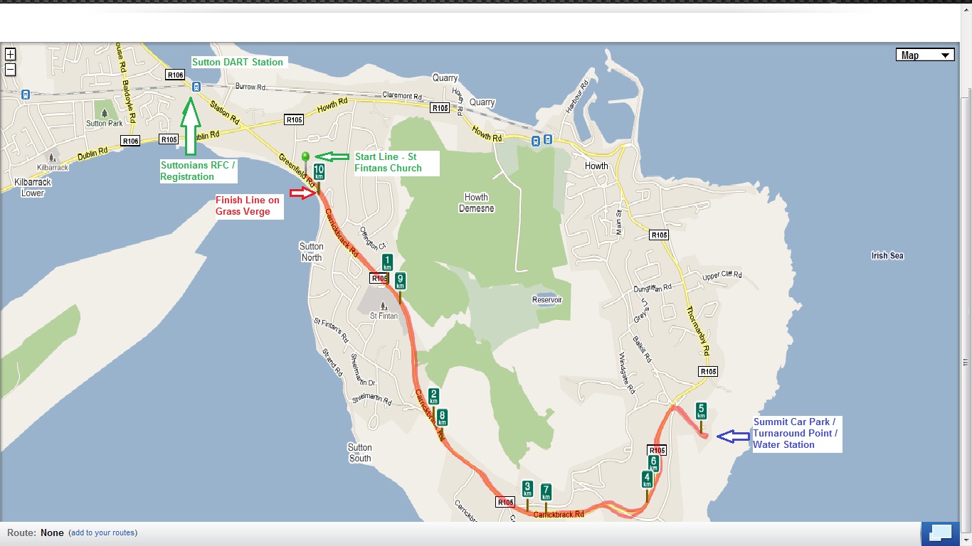 Route Map | Fat Turkey Run