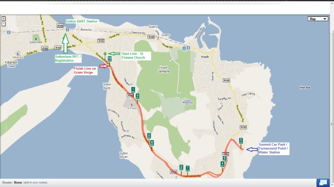 Route Map | Fat Turkey Run